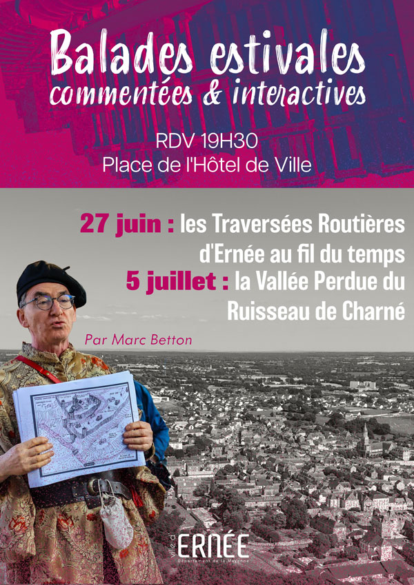 Balades estivales, commentées & interactives - Ernée