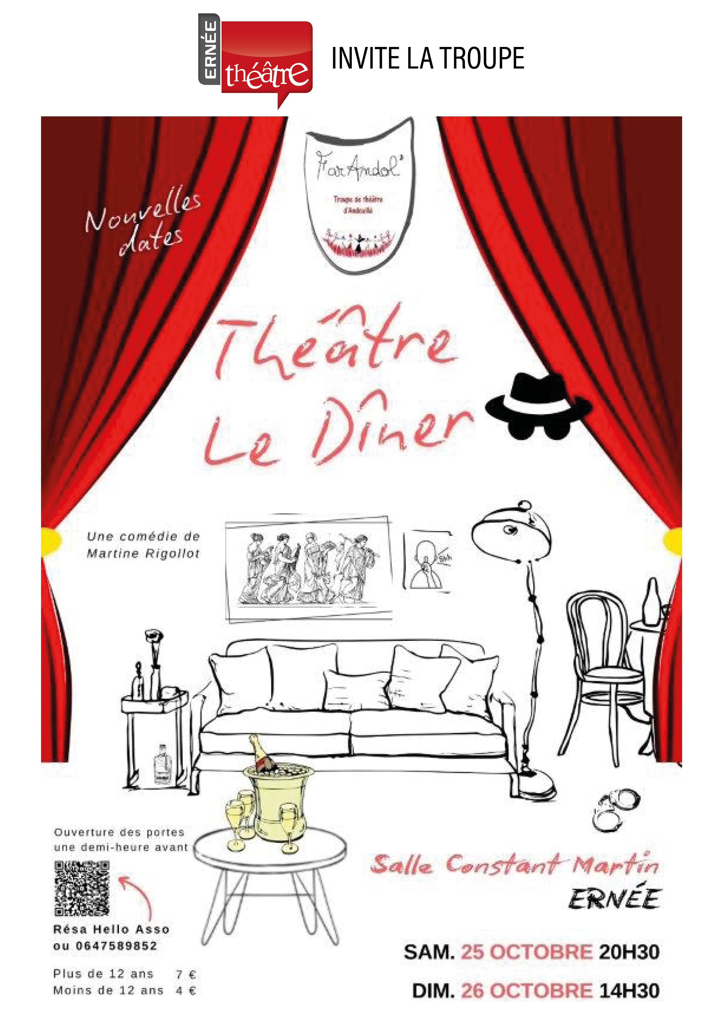 "Le dîner" par la Troupe Farandol' - Ernée